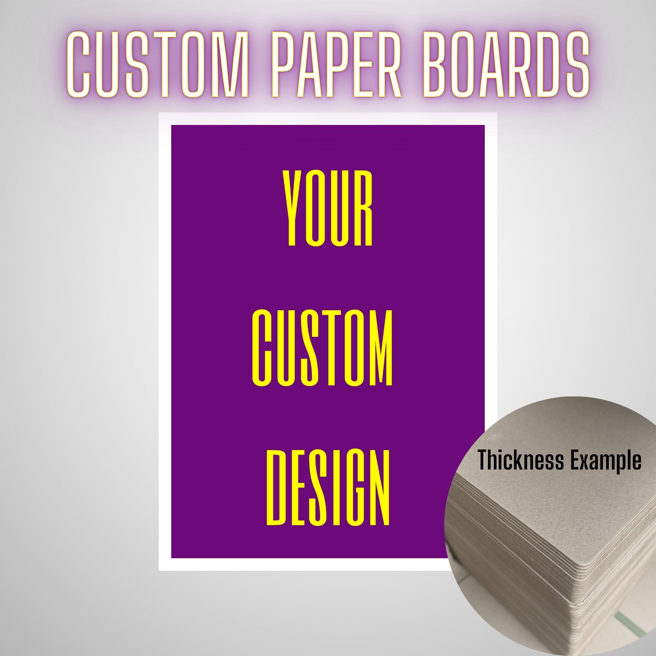 Custom Paper Boards – Jenny Bees Party On A Budget LLC